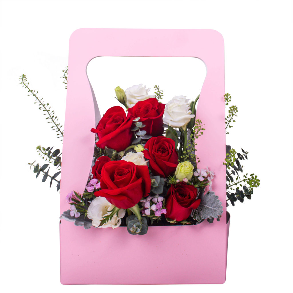 Flower Bloom Box - Flower Tote Bags by FARM Florist Singapore