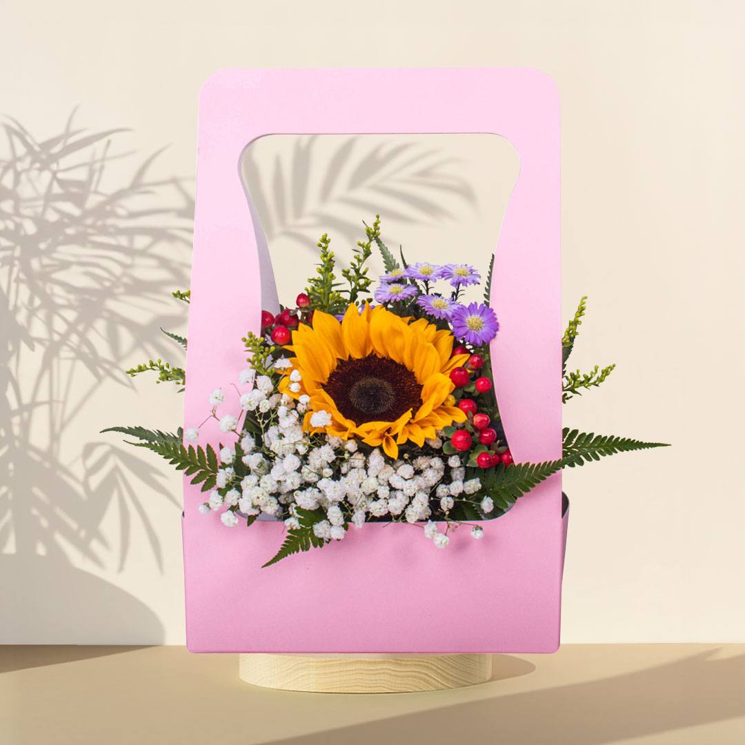 Flower Bloom Box - Flower Tote Bags by FARM Florist Singapore