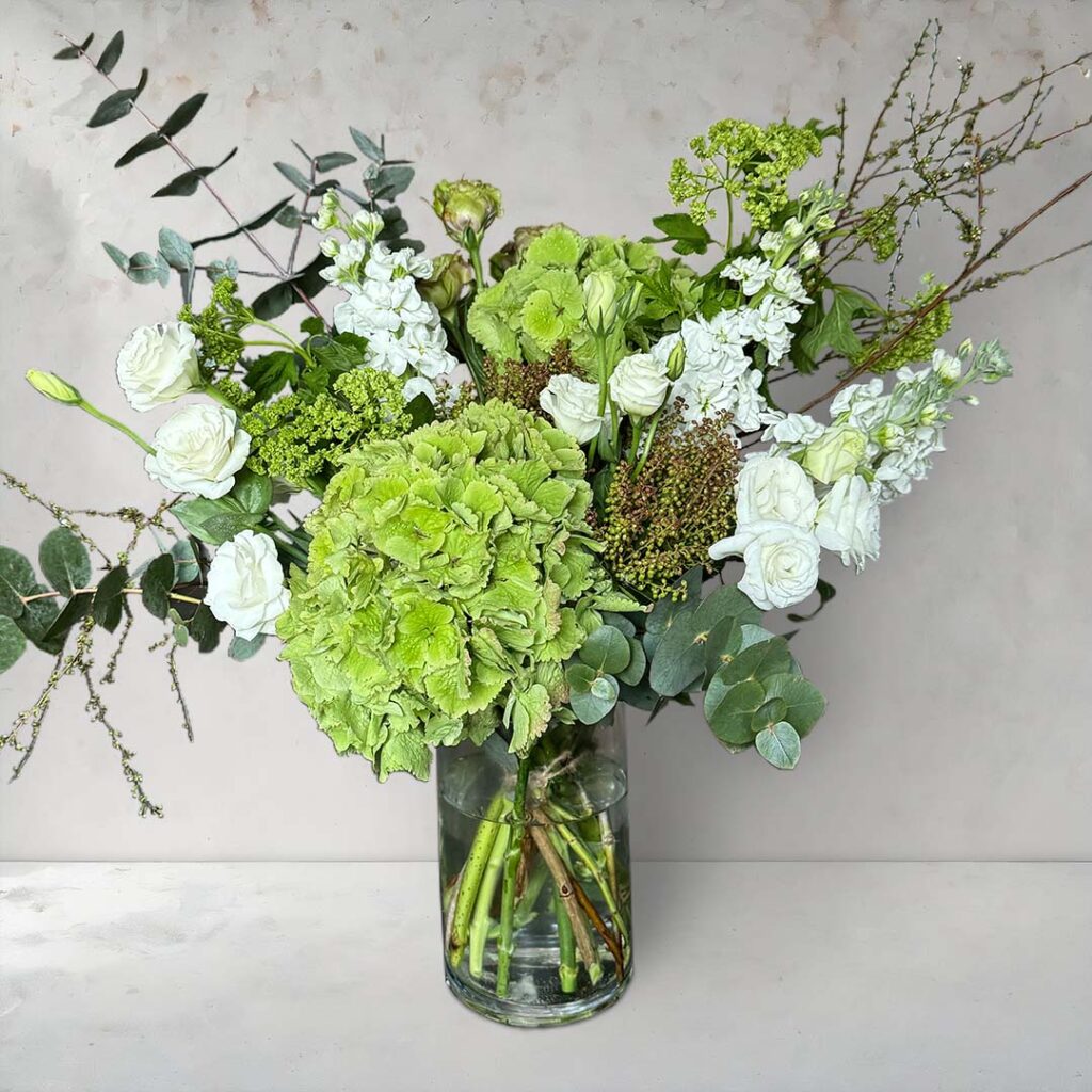 Verdant Vogue Ultra Premium Vase Arrangement - Vase by FARM Florist ...